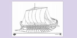 FREE! - WWI Ship HMS Emperor of India Colouring | Colouring Sheets