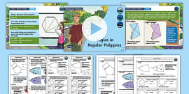 Calculating Area of Polygons - Area of 2D Shapes Worksheet