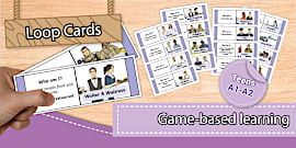 ESL Jobs: Who Am I? Guessing Game [Kids, A1-A2]