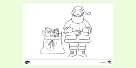 FREE! - This Santa Art for Preschool resource is perfect festive fun