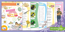 Easter Themed Maths Activity Book - KS1 - Primary Resource