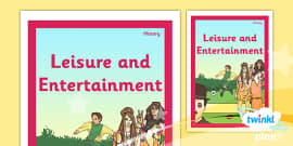 Leisure and Entertainment in the 20th Century Timeline Poster - timeline