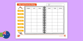 Exercise Record | Exercise Diary | Physical Education