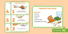 Make Your Own Fruit Salad Recipe Cards (teacher made)