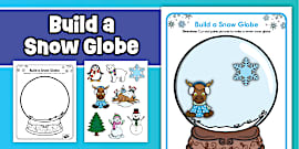 The Snow Cycle Cut and Paste Worksheet