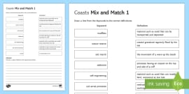 KS3 A Field Trip to the Coast Planning Sheet | Geography