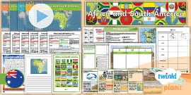 Year 5 HASS Geography Europe and North America Unit Pack