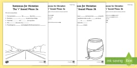 'r'/'wr'/'rh' Words Phonics Worksheet - NI Phonics Resources