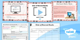 Internet Research Lesson Pack - Online (teacher made)