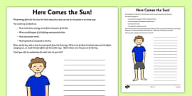 The Sun KWL Worksheet (teacher made) - Twinkl