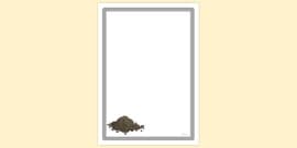 FREE! - Pile of Sand Page Border | Page Borders | Twinkl