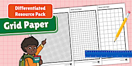 Printable Grid Dot Paper Pack - Primary Resource