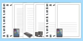 Computer Page Border (Hecho por educadores)