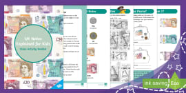 👉 UK Coins Explained for Kids Video Activity Booklet