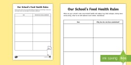 Group Ground Rules Worksheet / Worksheet (teacher made)