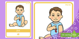 FREE! - Baby Sign Language Poster (Goat) (Teacher-Made)