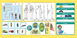 EYFS Ages 2-3 Large Activity Trays: People Who Help Us