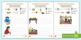 Hanukkah Writing Prompts (Teacher-Made) - Twinkl