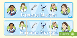 Nurturing Nurses Timeline Display Poster - Twinkl