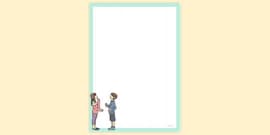 Children Friends Page Border | Page Borders | Twinkl