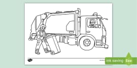 FREE! - Lorry Colour by Number Pages (teacher made) - Twinkl