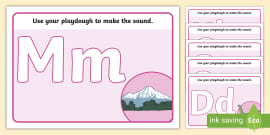 Alphabet Playdough Mats (lowercase) | Learning Letters