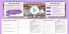 KS2 Fake News Checklist (profesor hizo) - Twinkl