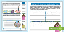 FREE! - KS1 Upsetting News Activity - How to Cope | Twinkl Wellbeing