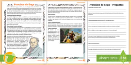 Ficha de actividad: Conociendo a Francisco de Goya