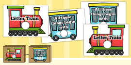 👉 Alphabet Train (teacher made) - Twinkl