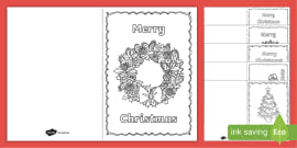 French Christmas Cards | Christmas Cards French | Twinkl