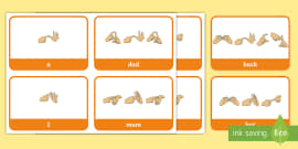 Fingerspelling Alphabet Practice Flashcards (teacher made)