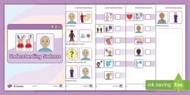 Twinkl Symbols: Understanding My Emotions - Worry - Twinkl