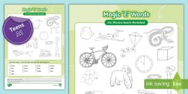 What are magic e words? Reading, Spelling, Word List & Rules
