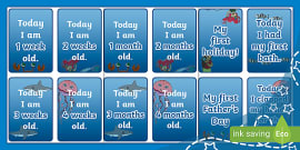 First Year Milestone Cards (teacher made) - Twinkl