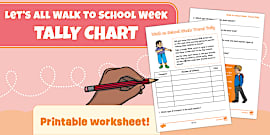 Walk To School Week Resources | KS1 & KS2