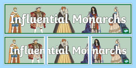 British Monarchs Display Posters (teacher made)