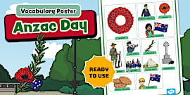 Anzac Day Word Cards | Free Resource | Printable