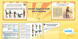 Ancient Egyptian Gods Names and Pictures PowerPoint
