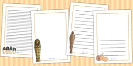 Egyptians Mummification Instructions Reference Sheet - ancient
