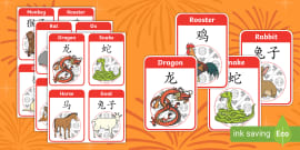 Chinese New Year KS1 Greeting Cards (teacher made) - Twinkl