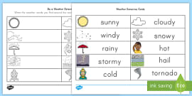 Weather and Clothes Sorting Activity for Kids | Twinkl USA