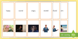 Lanyard-Sized Emotions Check In Cards (teacher made)