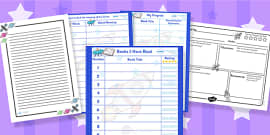 FREE! - Space Themed Reading Record Teacher Parent Notes Sheet