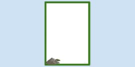 FREE! - Printable Frog Page Border | Page Borders | Twinkl