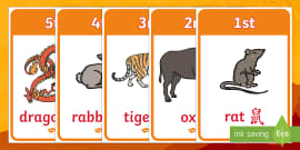 Chinese New Year Animals Worksheet / Worksheet English/French