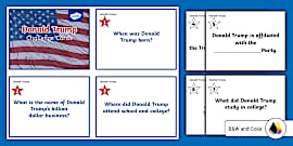 Who is Donald Trump? - Donald Trump Information - Twinkl