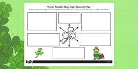 St Patricks Day Colouring Worksheet / Activity Sheet - st