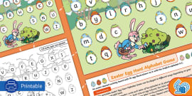 Easter Eggs Homophones Game for Spring and Easter Activities