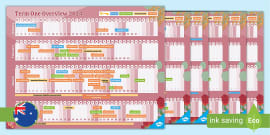 Teacher Planner Blank Term Planning Overview (teacher made)